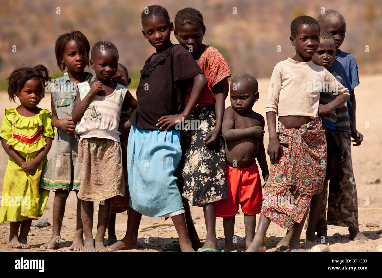 Botswana people family group hi-res stock photography and images - Alamy