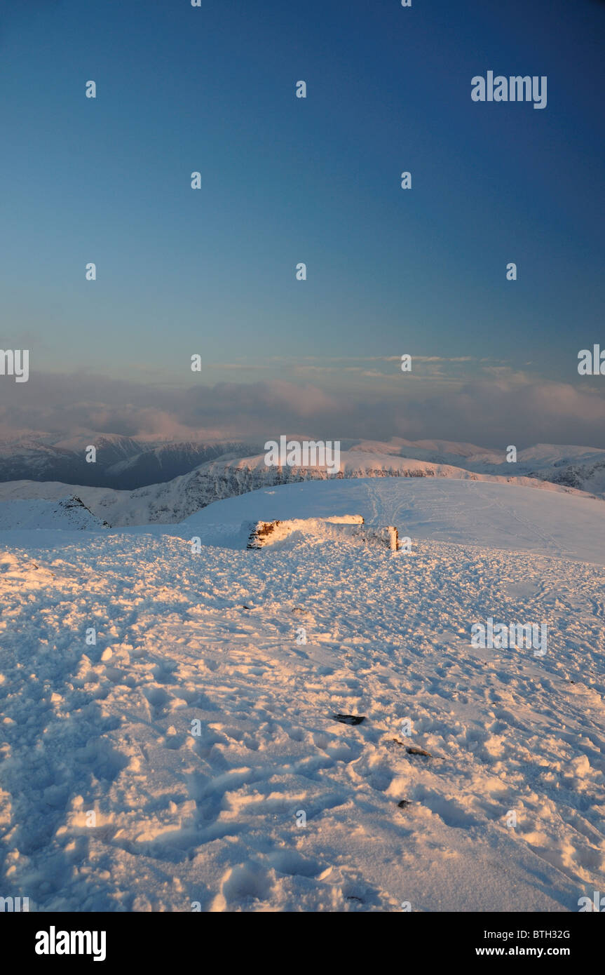 Summit helvellyn hi-res stock photography and images - Alamy