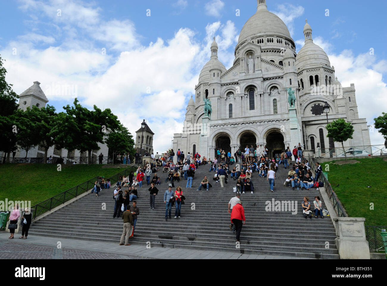 Basilica of the Sacred Heart of Jesus of Paris, capital of France Stock ...