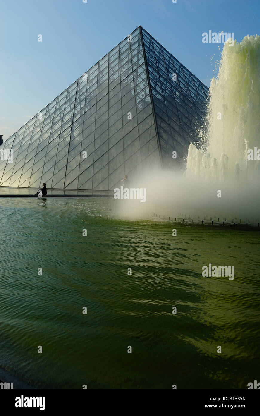 The Louvre Pyramid in Paris, capital of France Stock Photo - Alamy