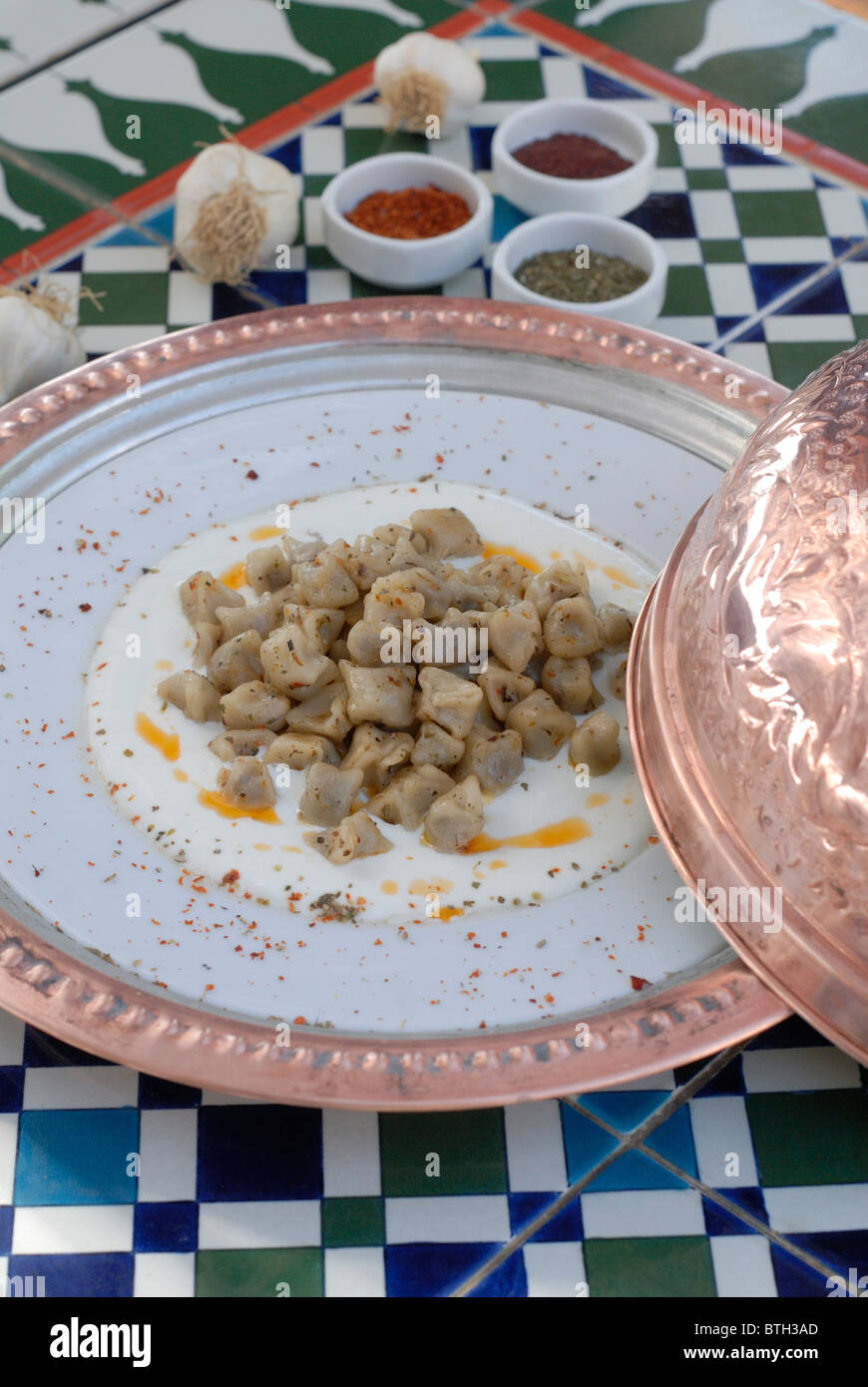 Manti food turkish turkey hi-res stock photography and images - Alamy