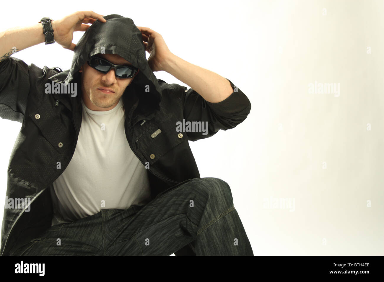 young male in studio shoot , looking well toned , modern,and healthy ...