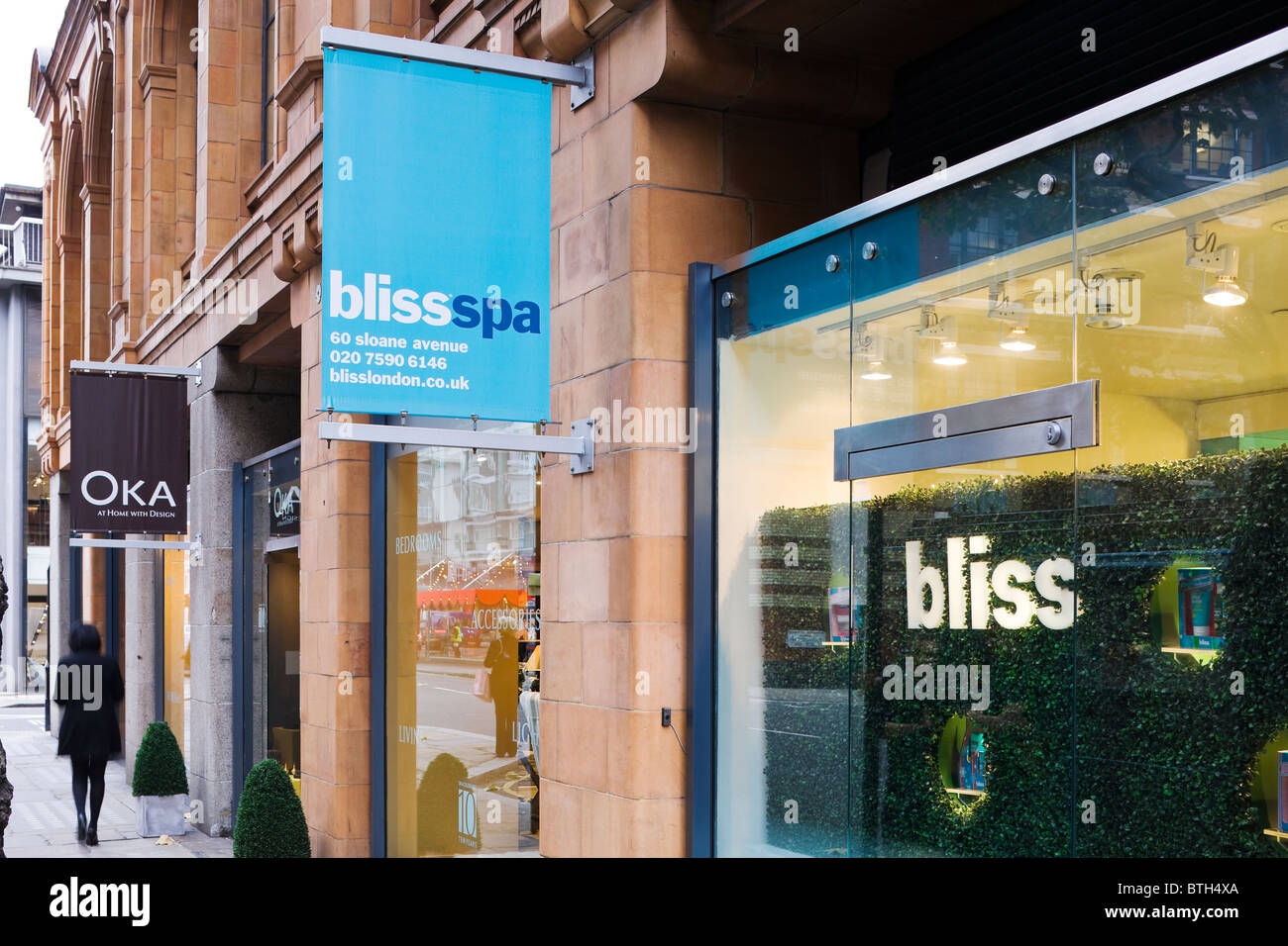 Bliss Spa, London Stock Photo - Alamy