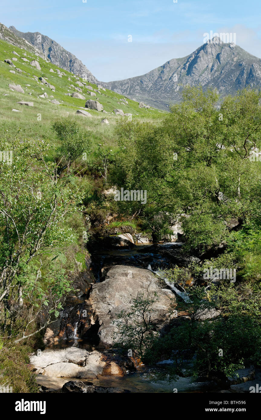 A beautiful view of Glen Rosa, Arran, with Cir Mhor at the head of the ...