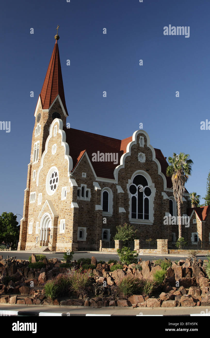 The Christ Church, a historic landmark in Windhoek, Namibia Stock Photo ...