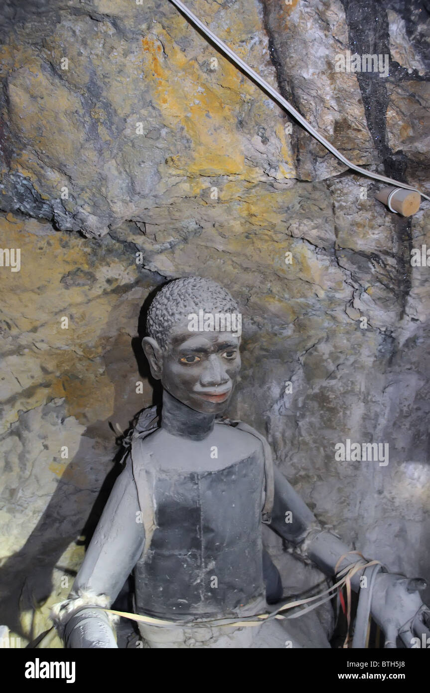 Tio, the statue of the devil worshipped by miners in the silver mines ...