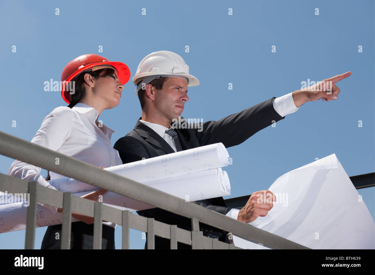 Architect show plans hi-res stock photography and images - Alamy