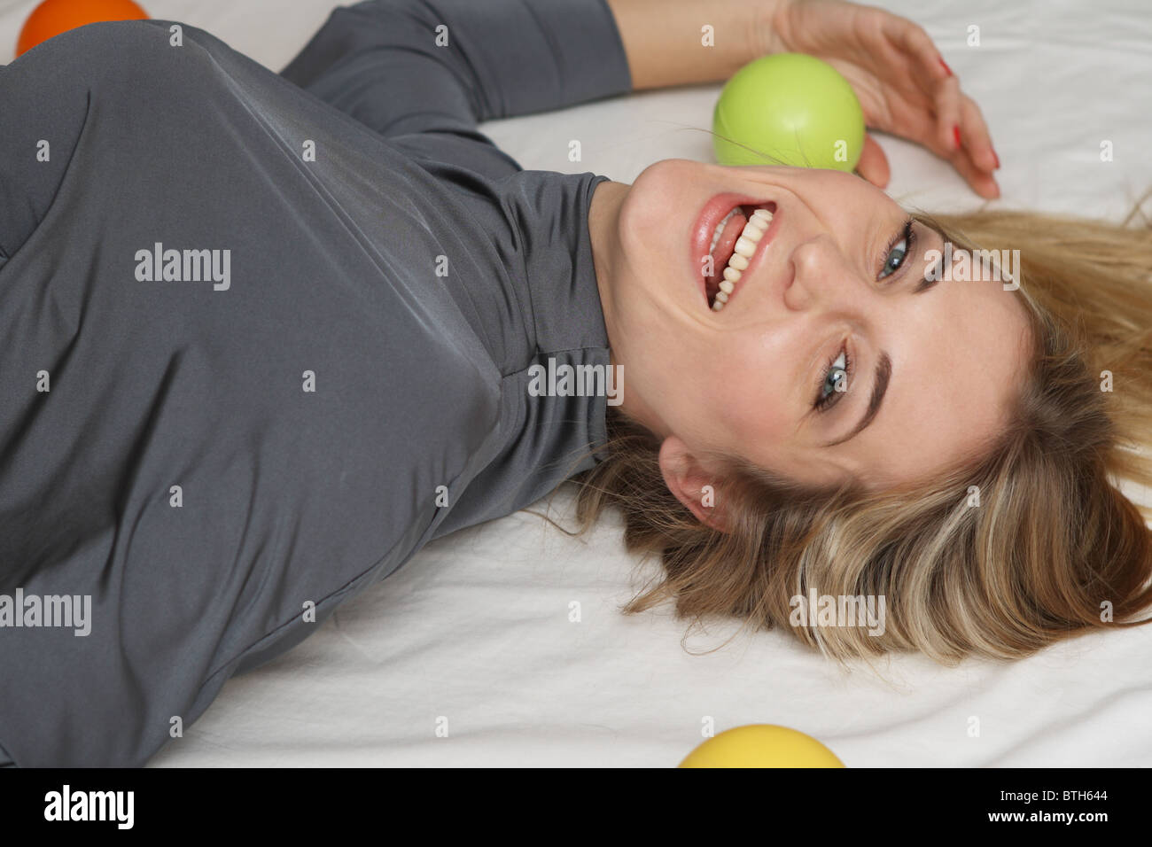 One young girl inside Stock Photo - Alamy