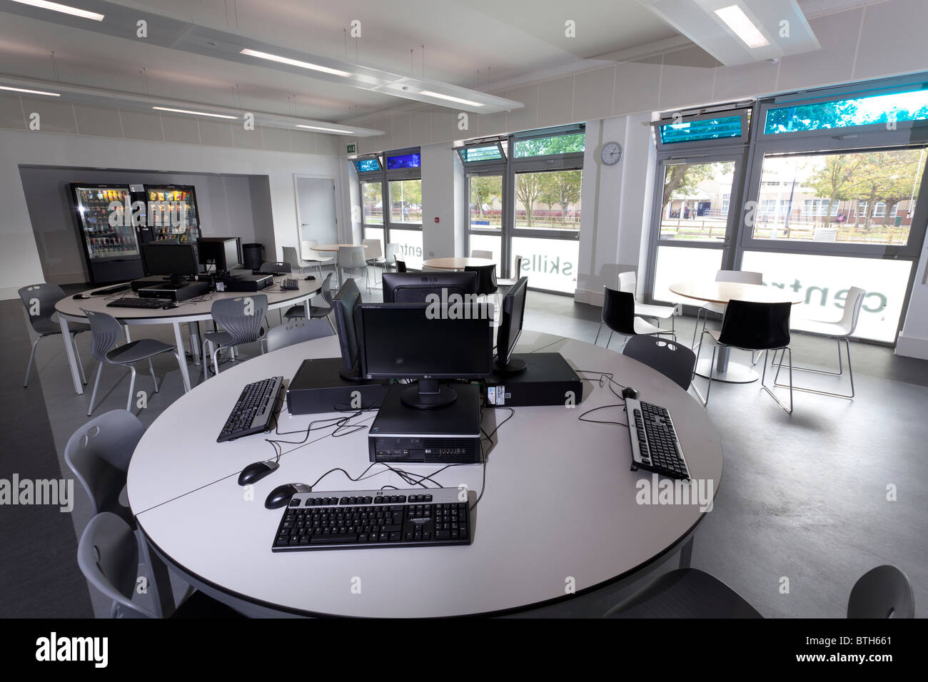 Skill Center, Hamble Community Sports College Stock Photo - Alamy