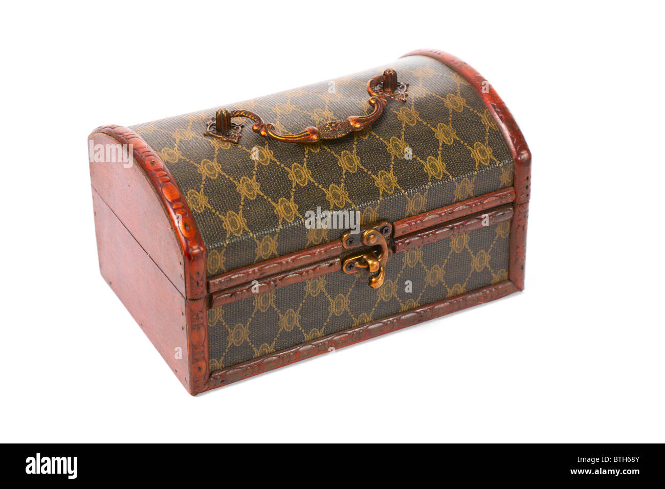 treasure chest isolated on white background Stock Photo - Alamy