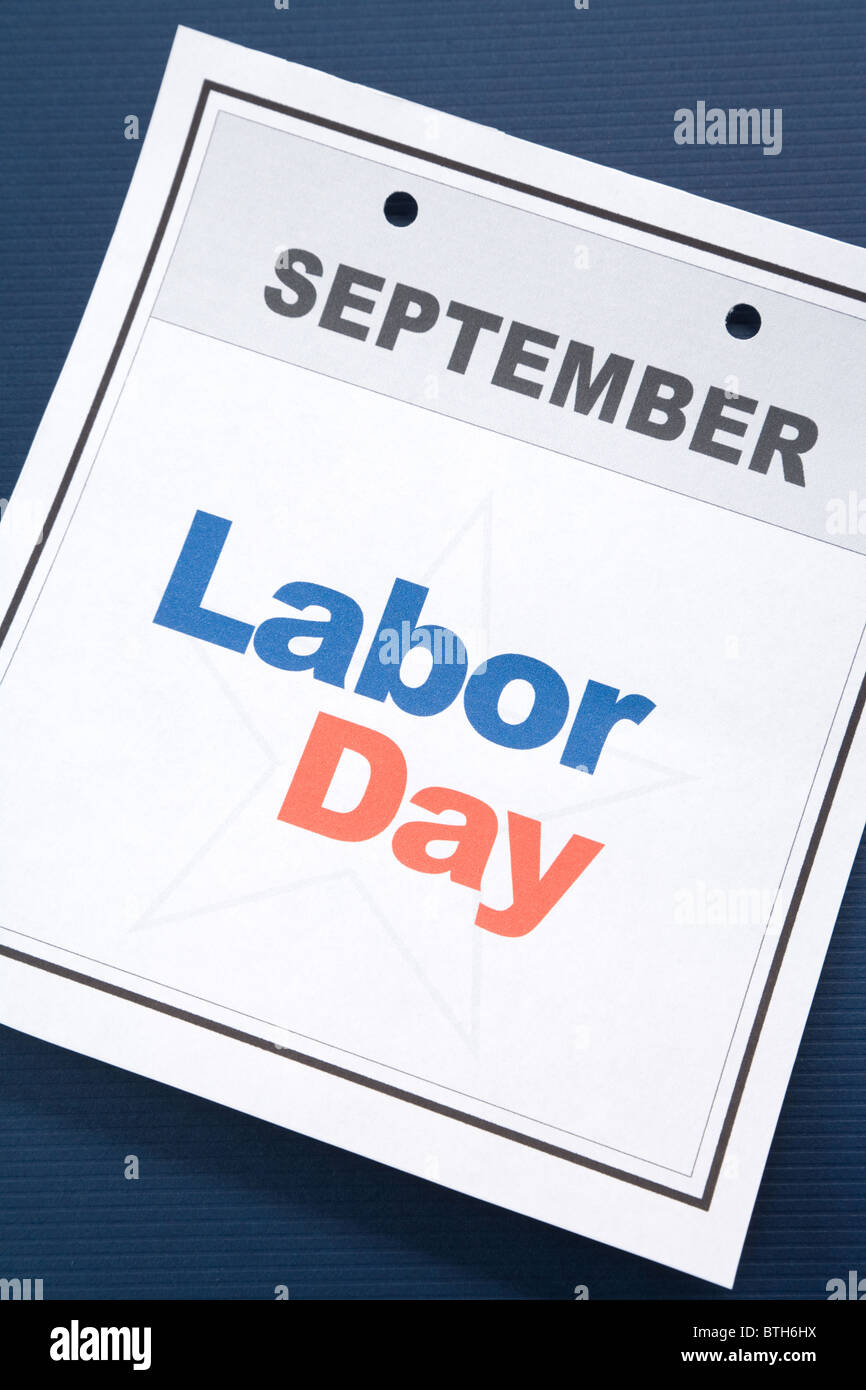 Labor Day, calendar date for background Stock Photo - Alamy