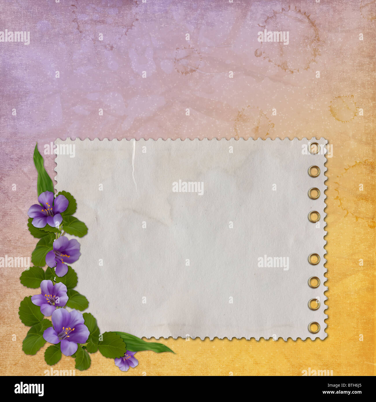 Blank note paper on textured background Stock Photo - Alamy