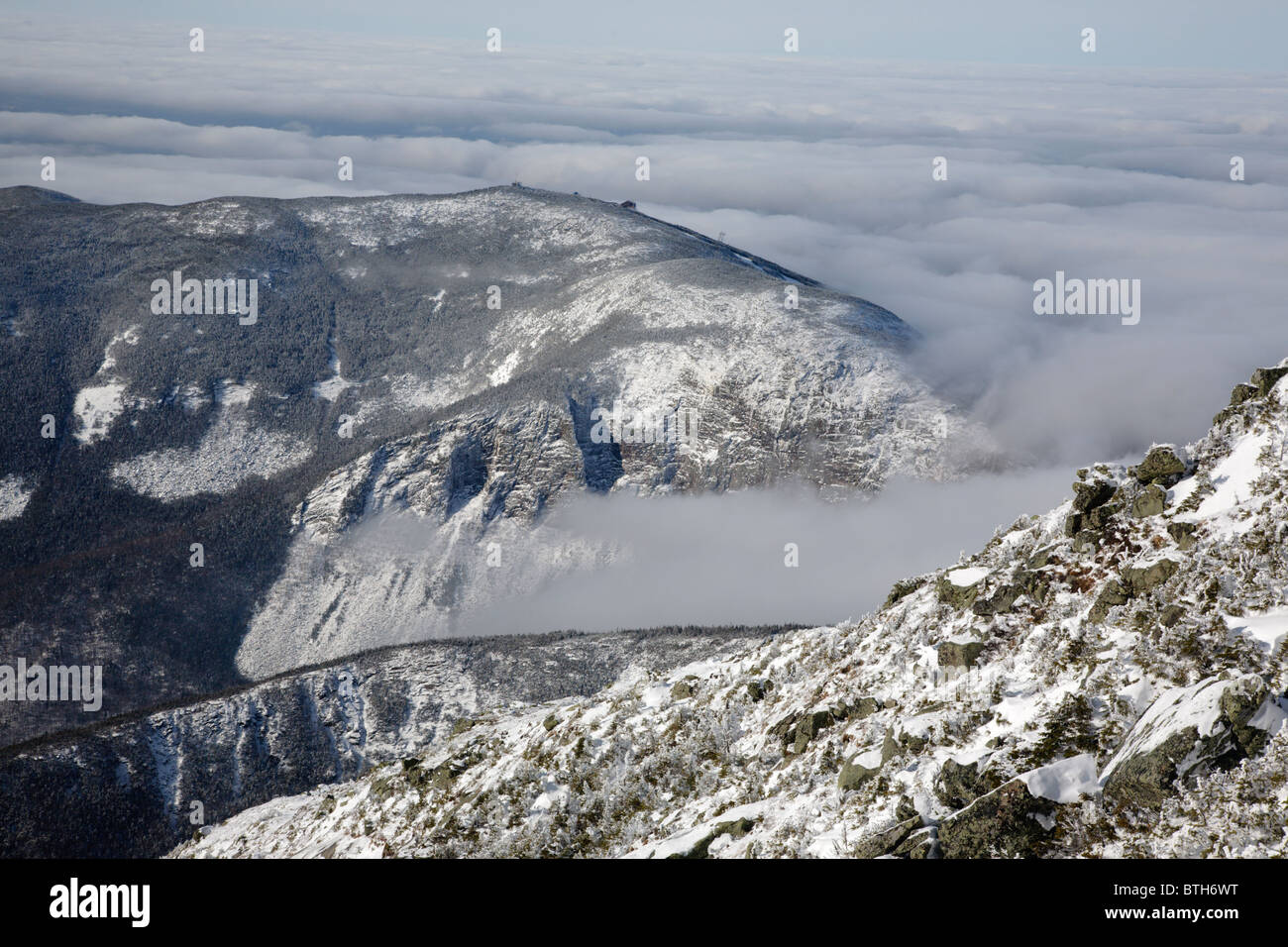 Appalachian Trail - Cannon Mountain from the Franconia Ridge Trail near ...