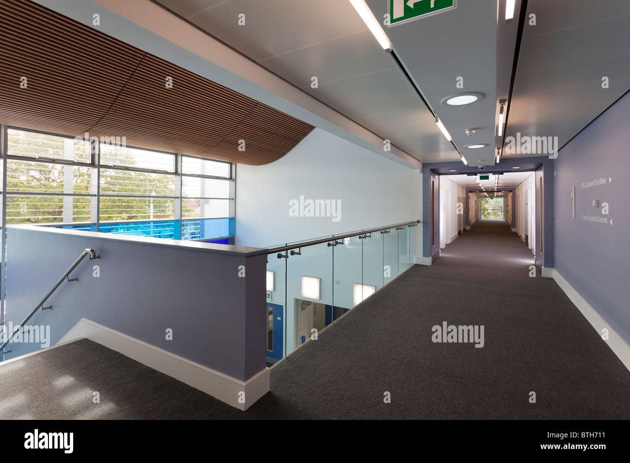 Skill Center, Hamble Community Sports College Stock Photo - Alamy