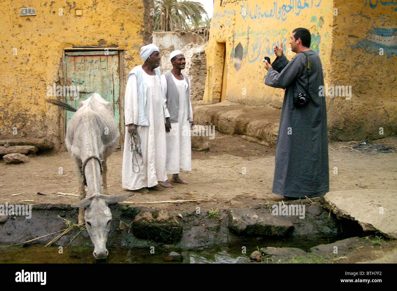 Egyptian Nubian Village Life Egyptian High Resolution Stock Photography ...