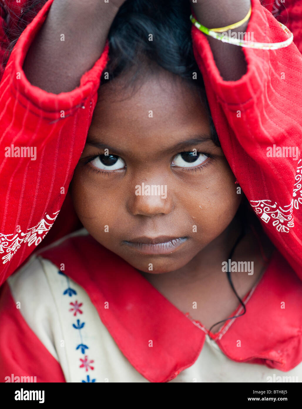 Indian sad face children hi-res stock photography and images - Alamy