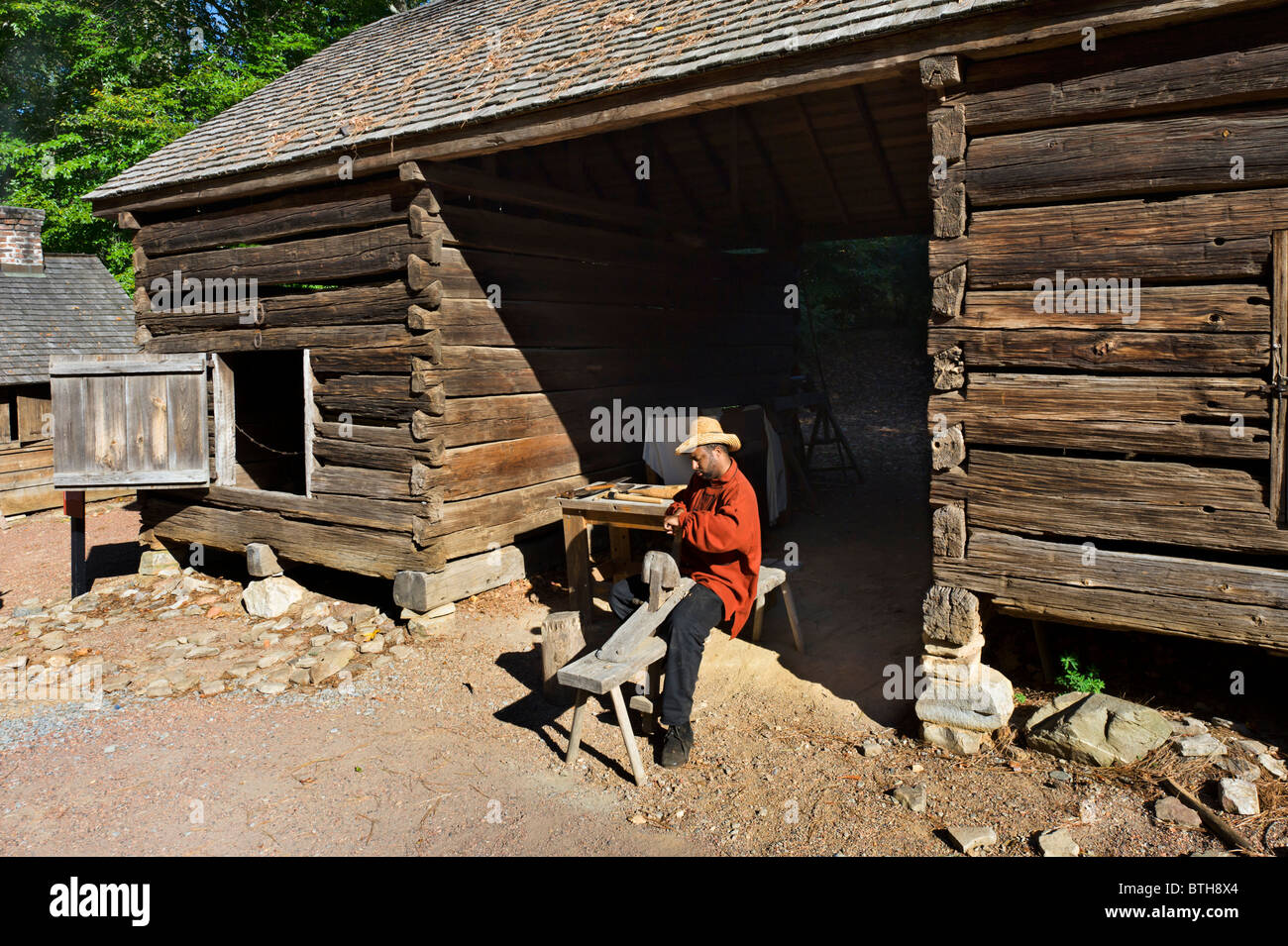 Demonstration on the Tullie Smith Farm in the Atlanta History Center ...