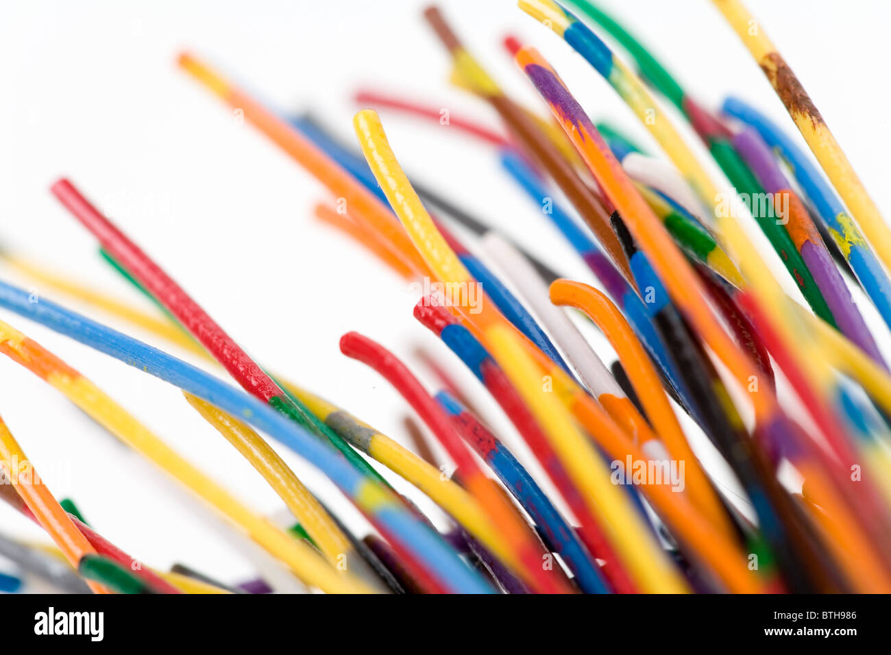 Colorful Cable, Concept of Communication, Data Line Stock Photo - Alamy