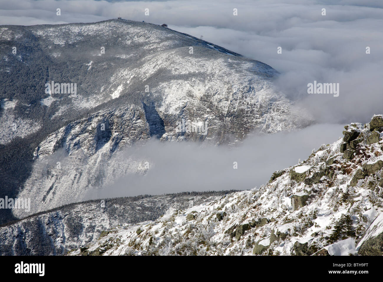 Appalachian Trail - Cannon Mountain from the Franconia Ridge Trail near ...