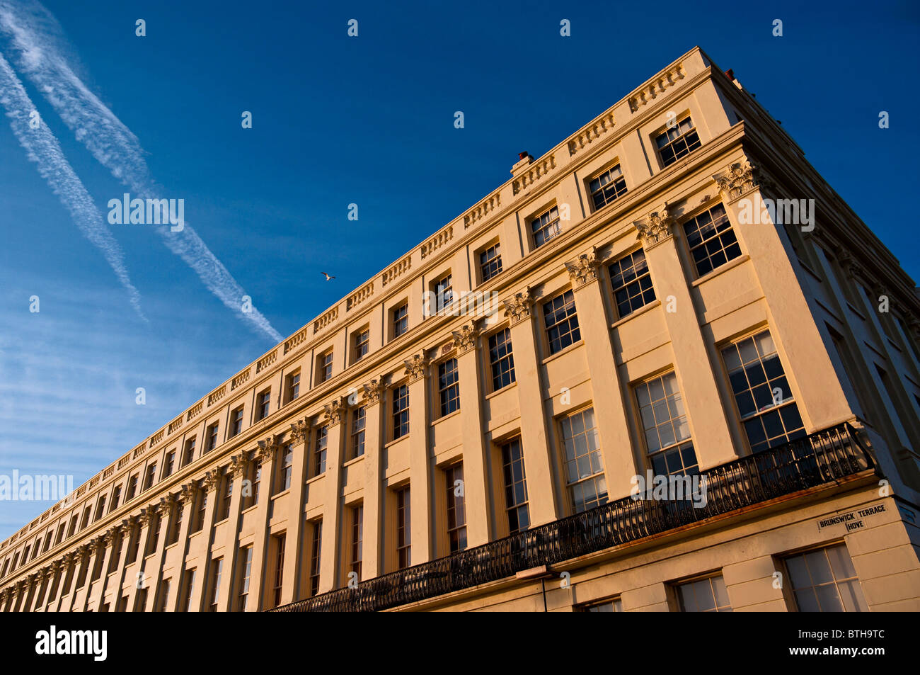 Example of Regency architecture, Brighton, East Sussex, England Stock ...