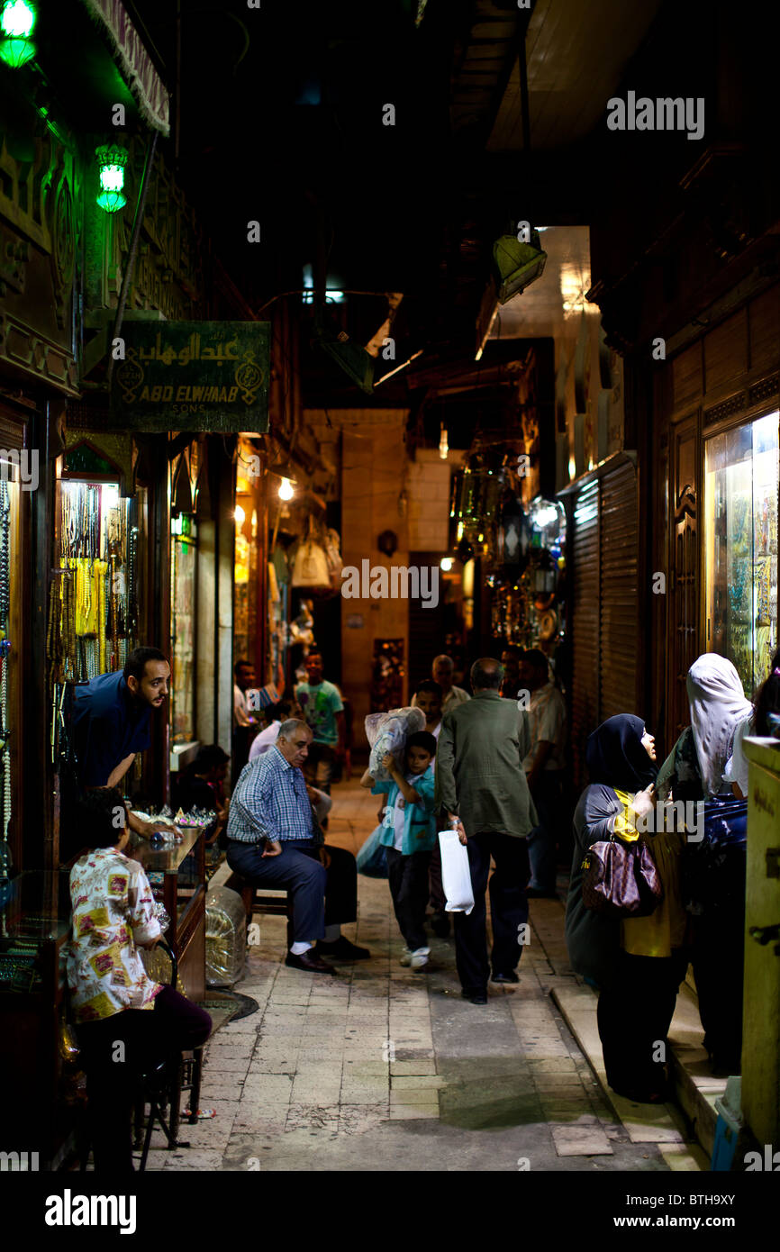 Al-Halili market alley Stock Photo - Alamy