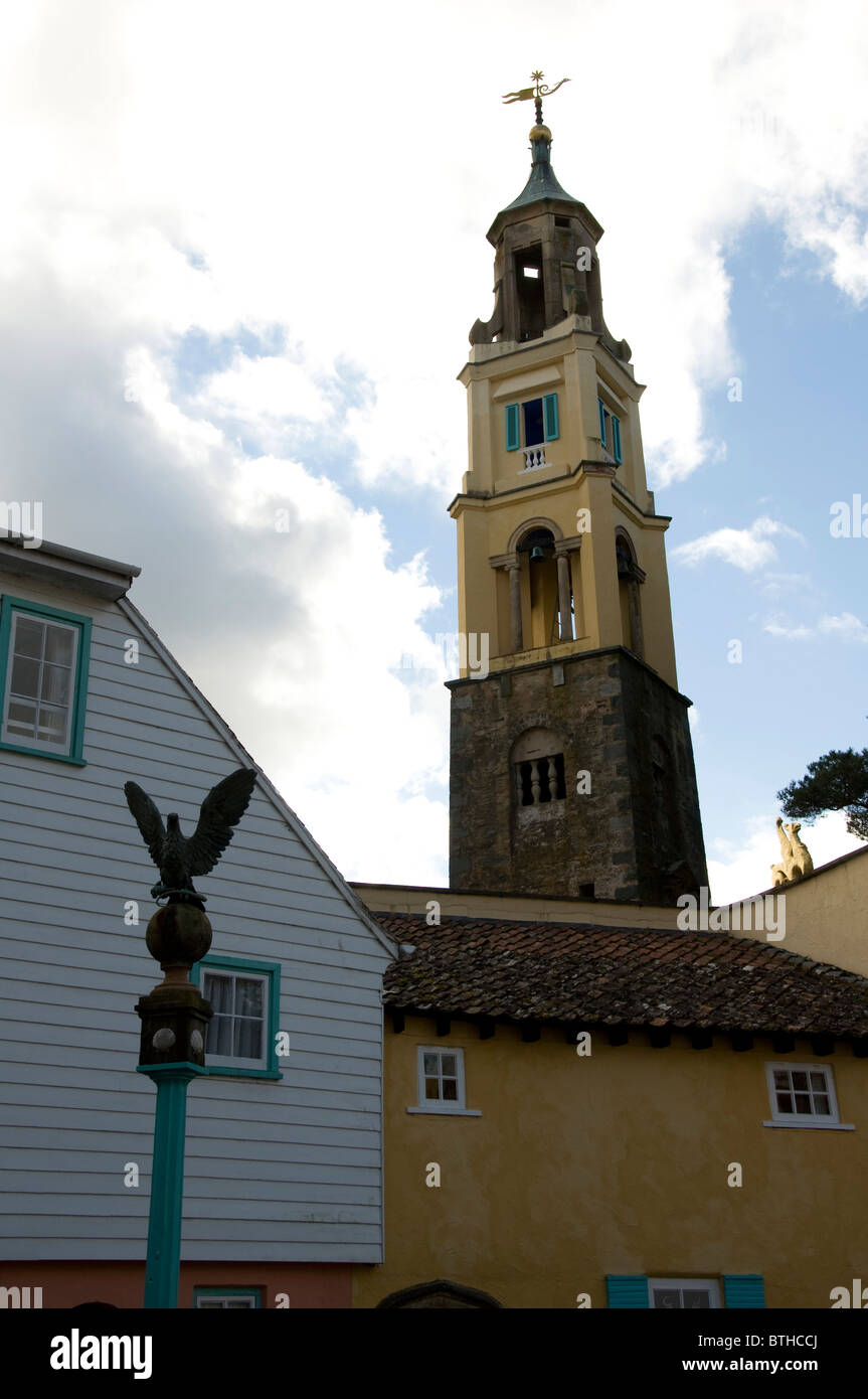 The Bell Tower at Portmeirion ("The Village" in the original 1960s ...