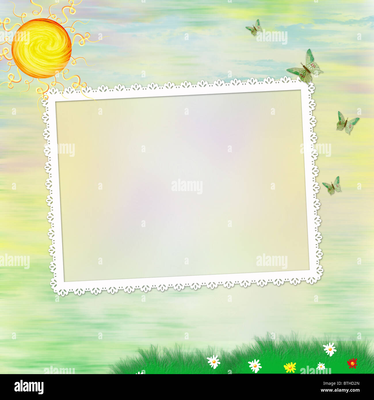 Children's photo framework Stock Photo - Alamy