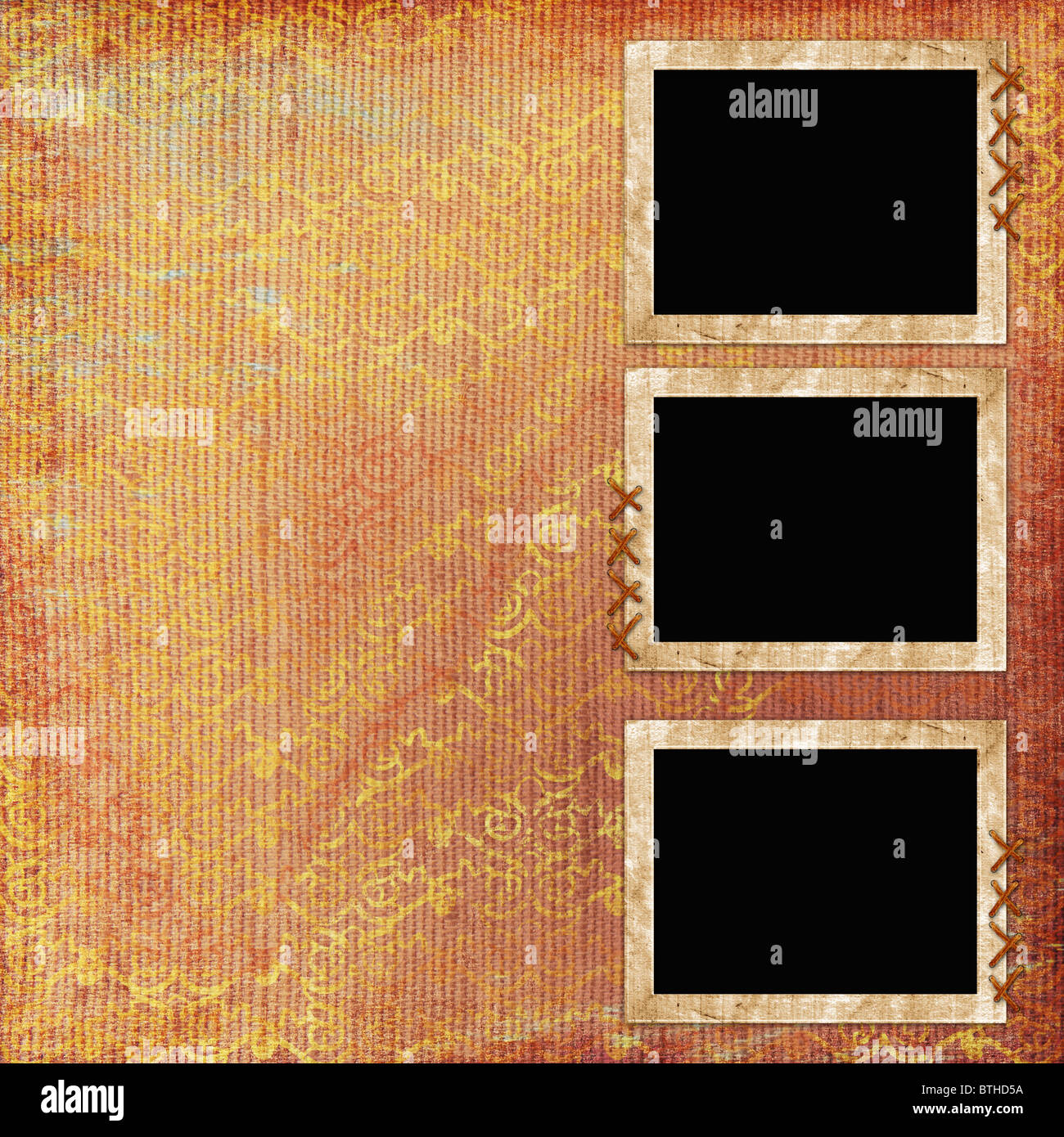 Retro background with decorative frames Stock Photo - Alamy