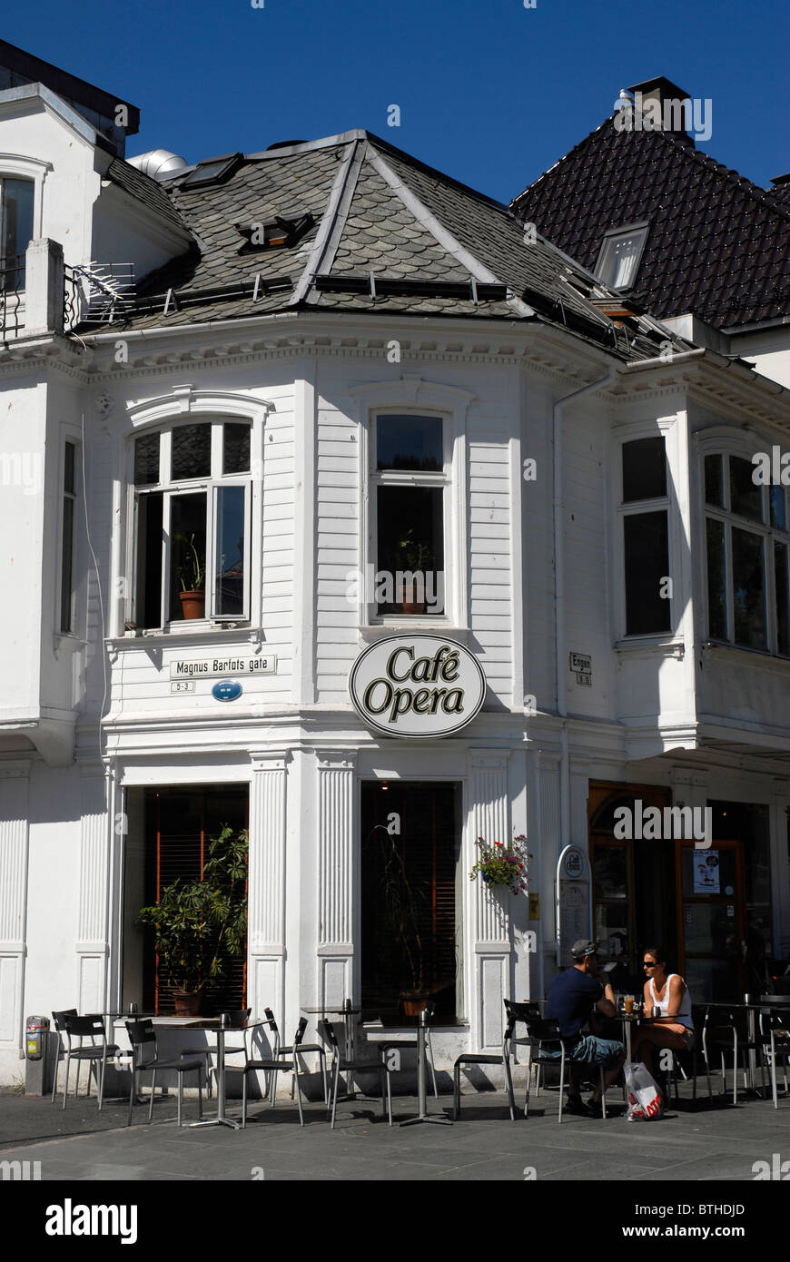 Café Opera, Bergen, Norway Stock Photo - Alamy