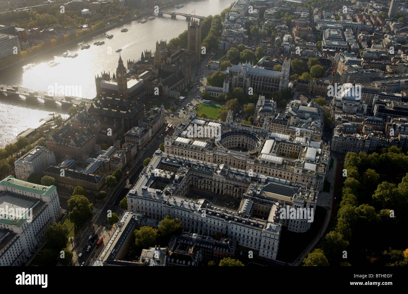 Whitehall, London England UK from the air Stock Photo - Alamy
