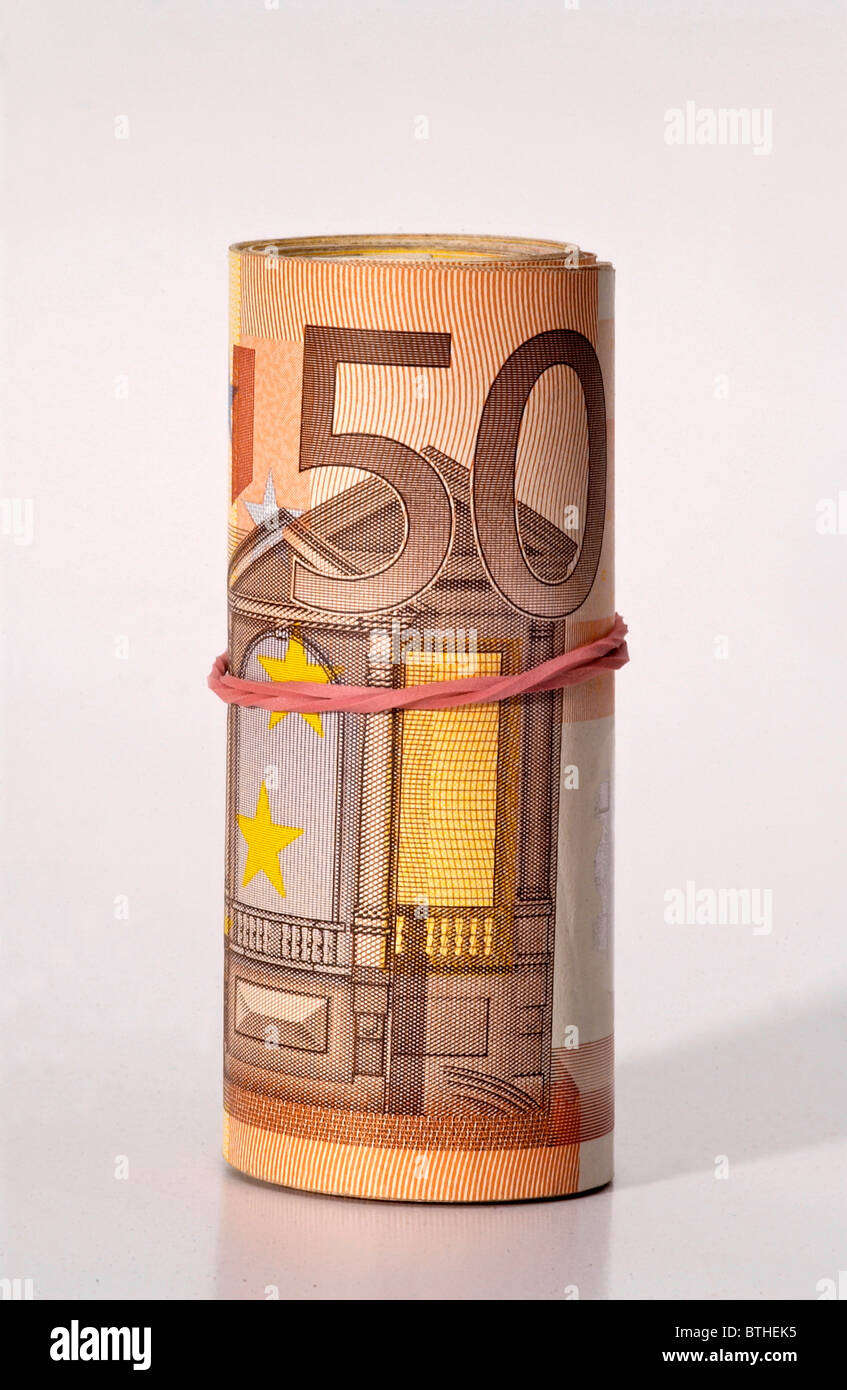 50 euro bundles Stock Photo - Alamy