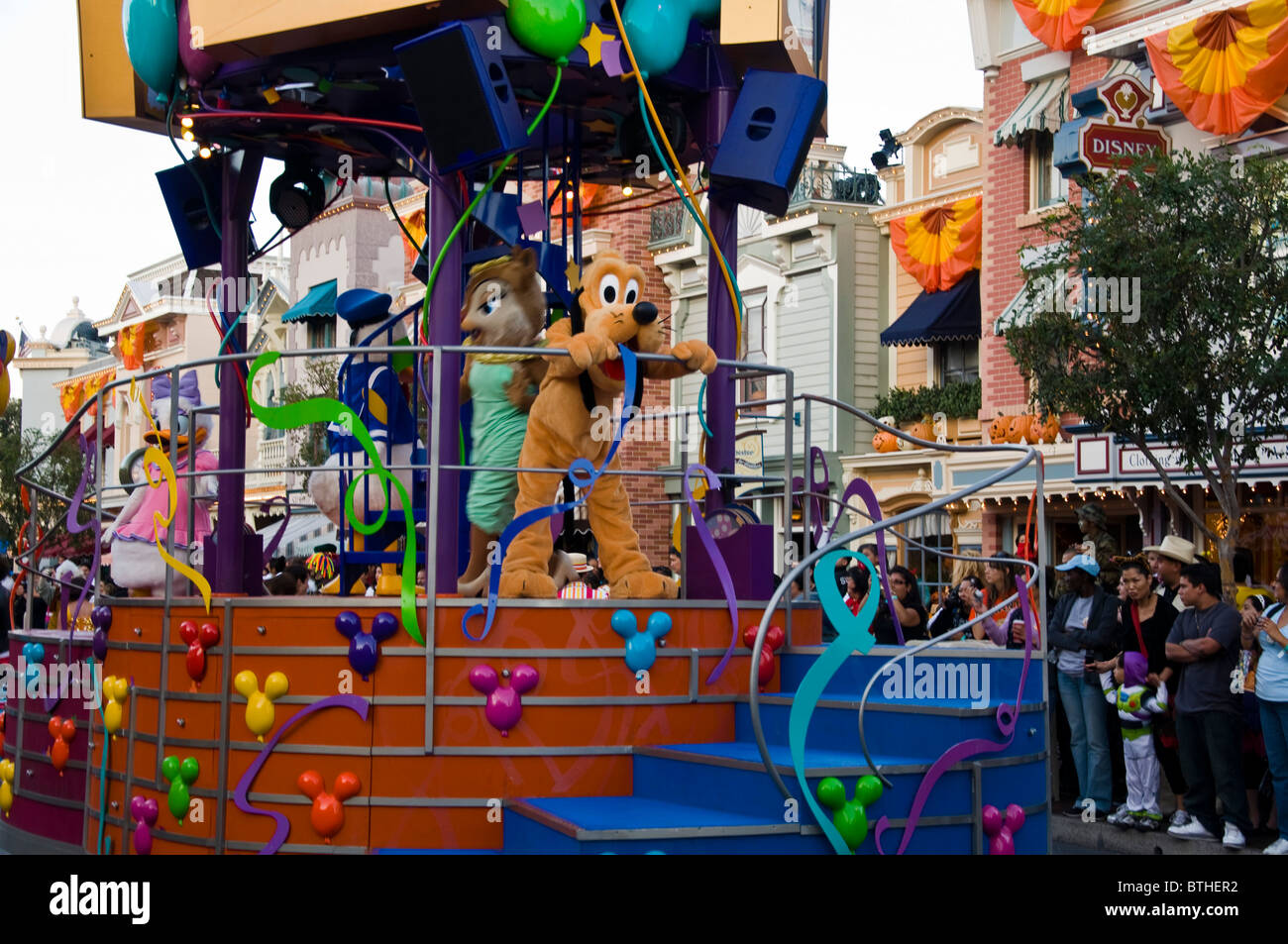 Dancing Show at Disneyland Amusement Park, Anaheim, California USA ...