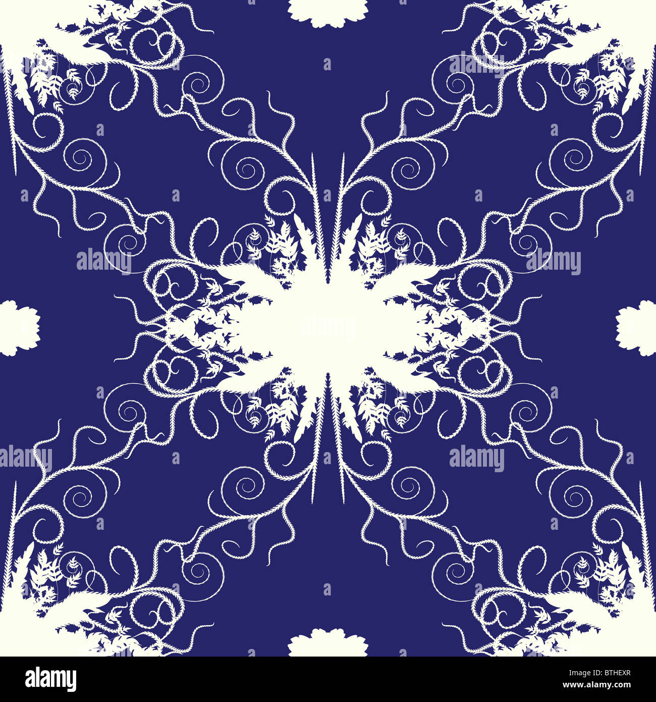 Abstract illustrated pattern as a repeatable tile Stock Photo - Alamy