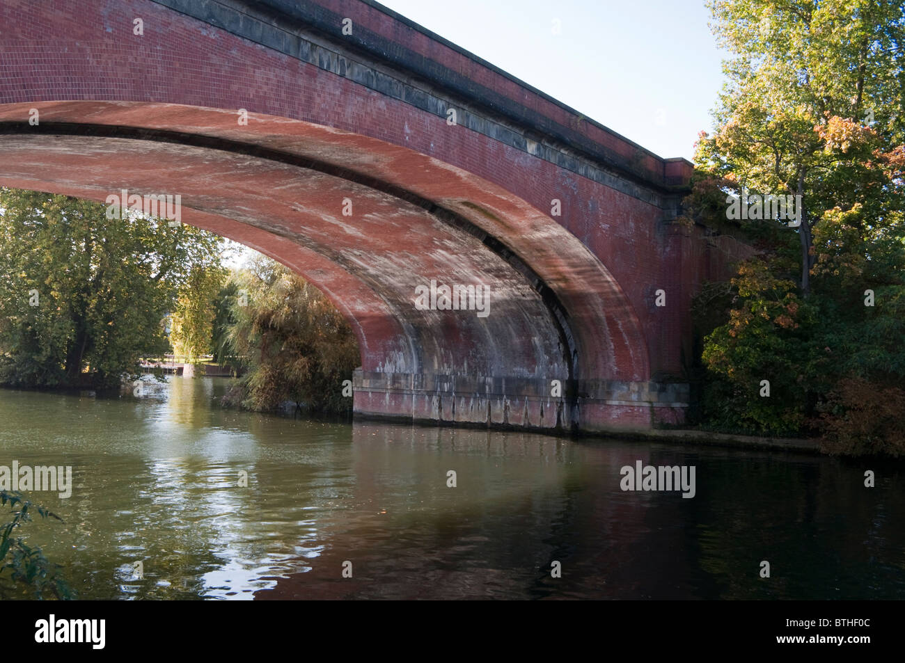 Brunel brick built railway bridge spanning the River Thames at ...