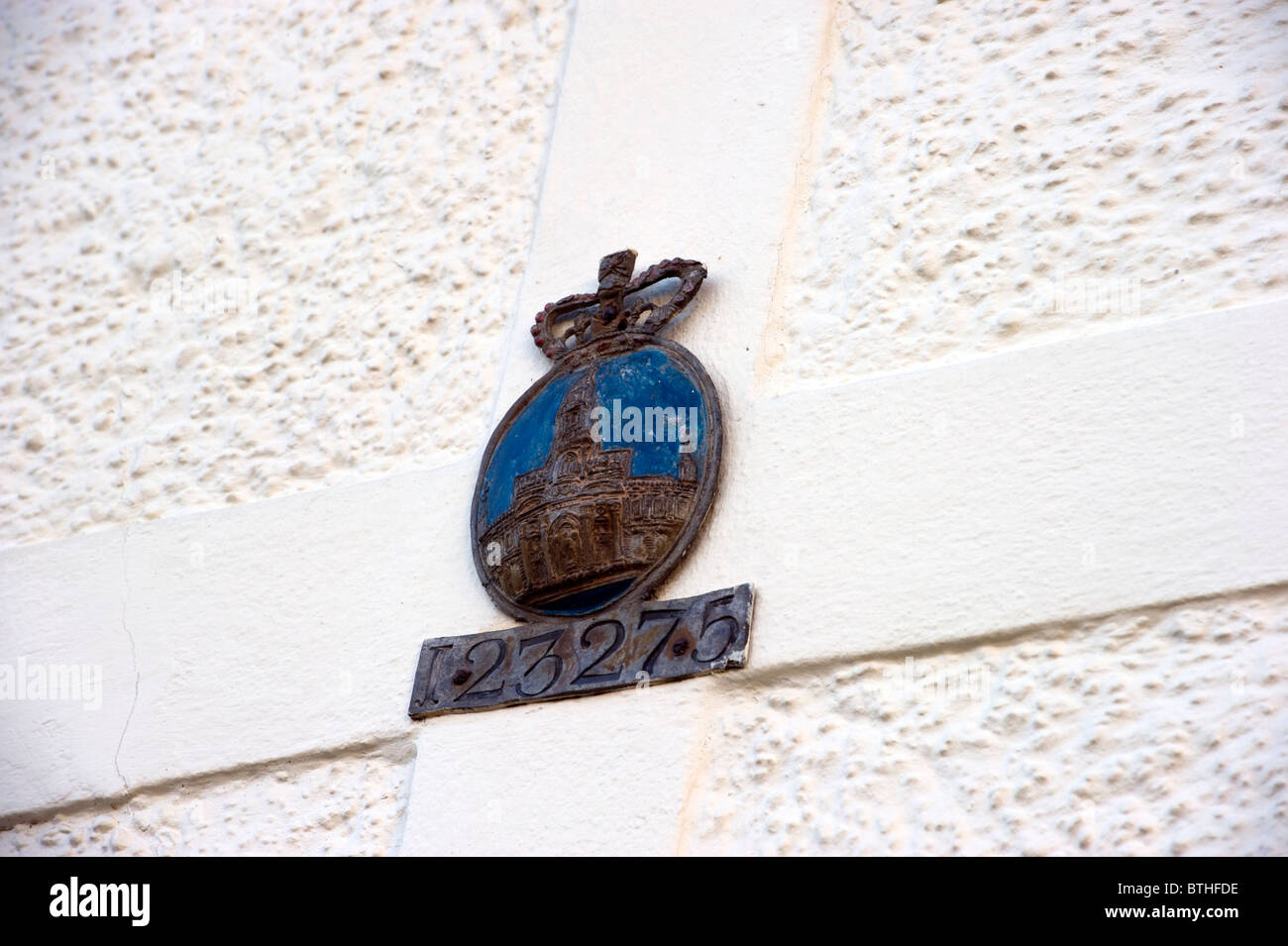 Fire insurance plaque hi-res stock photography and images - Alamy