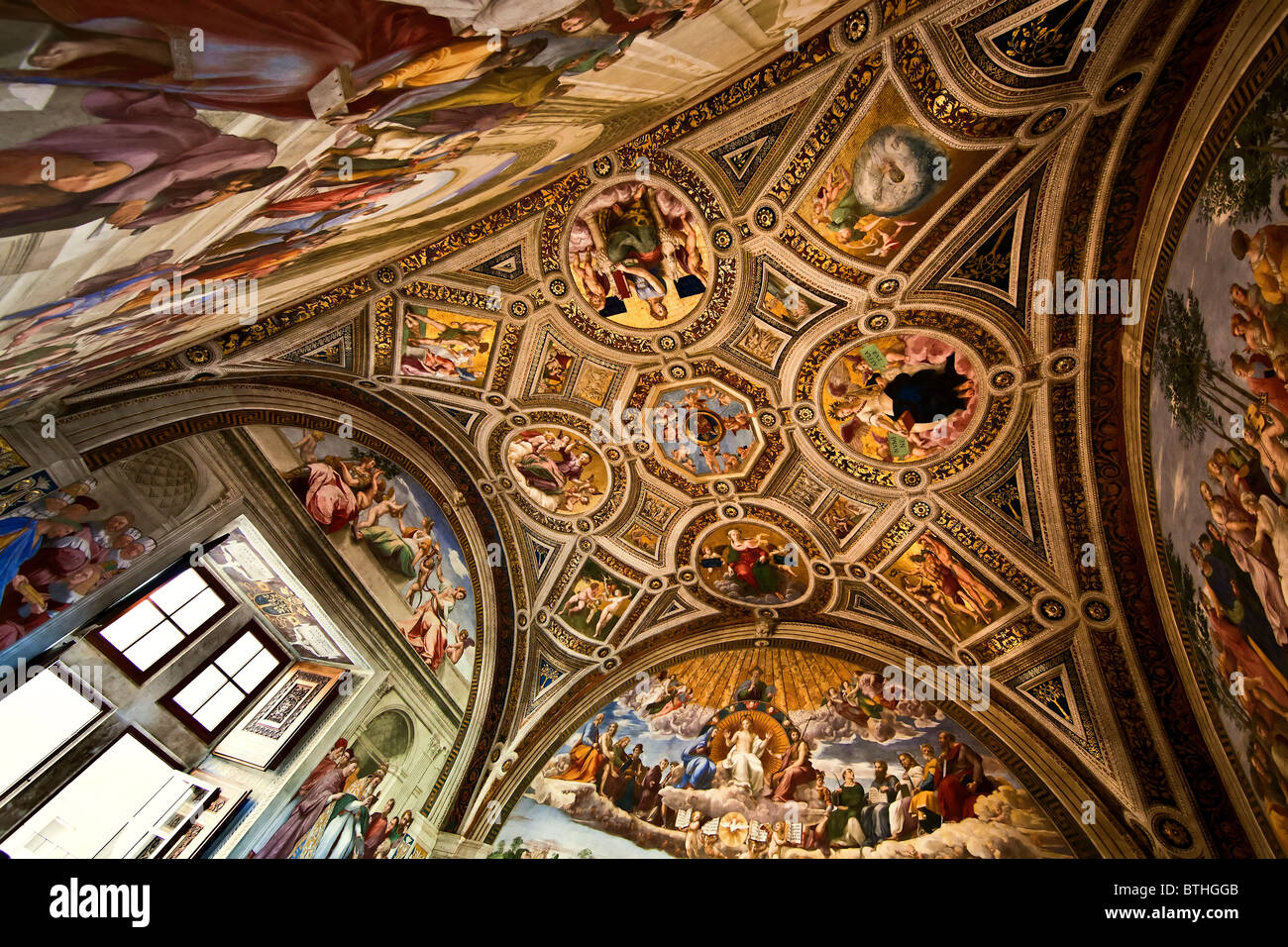 Ceilings of the vatican museum hi-res stock photography and images - Alamy