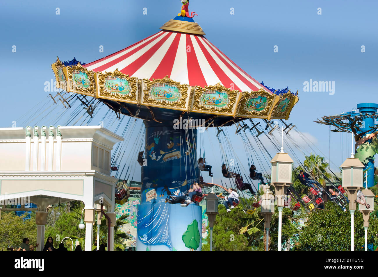 Carousel at Disneyland Amusement Park in California USA Stock Photo - Alamy