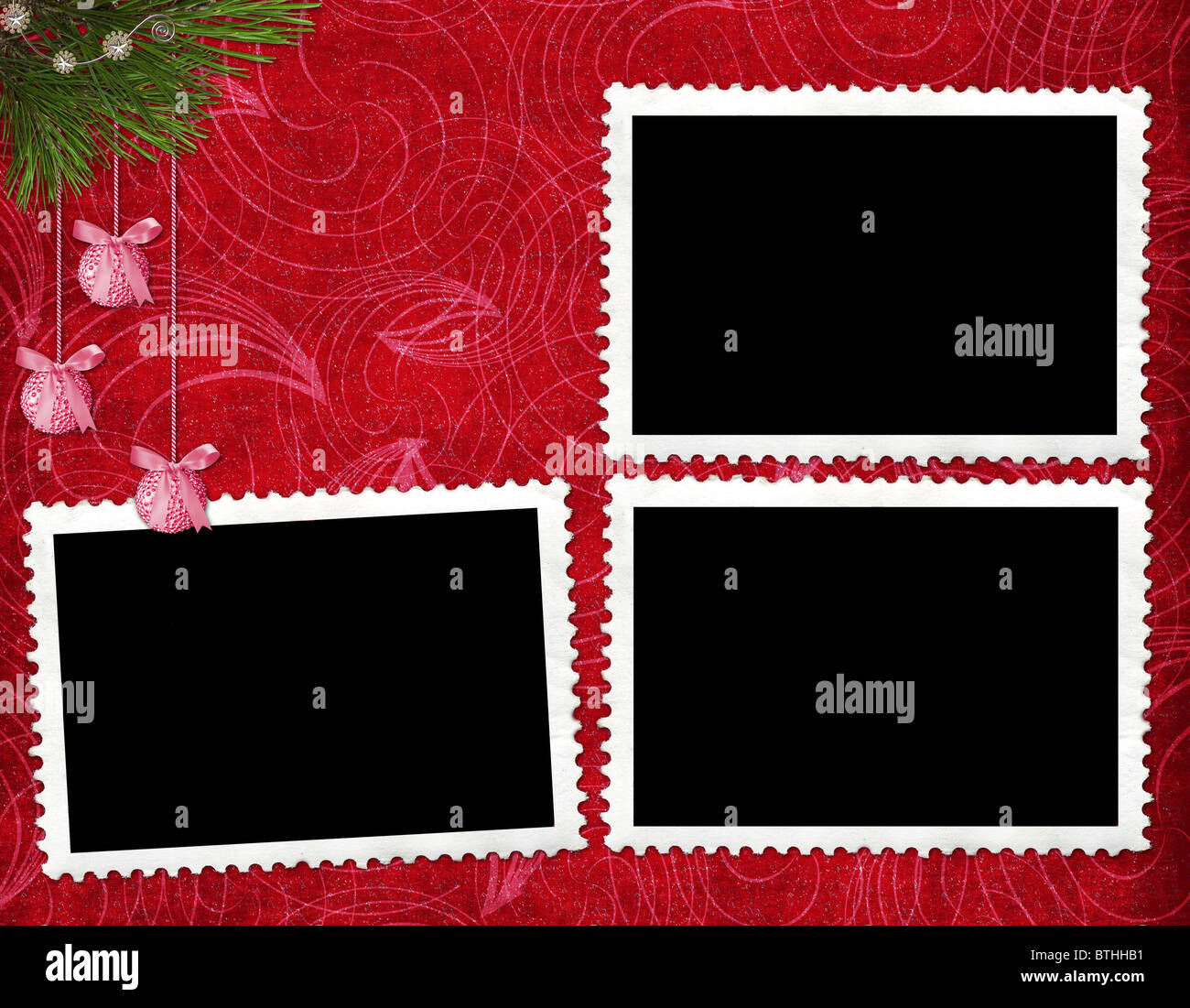 Christmas photo frames hi-res stock photography and images - Alamy