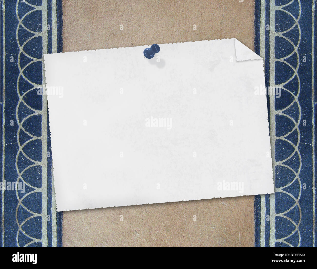 Blank note paper on textured background Stock Photo - Alamy