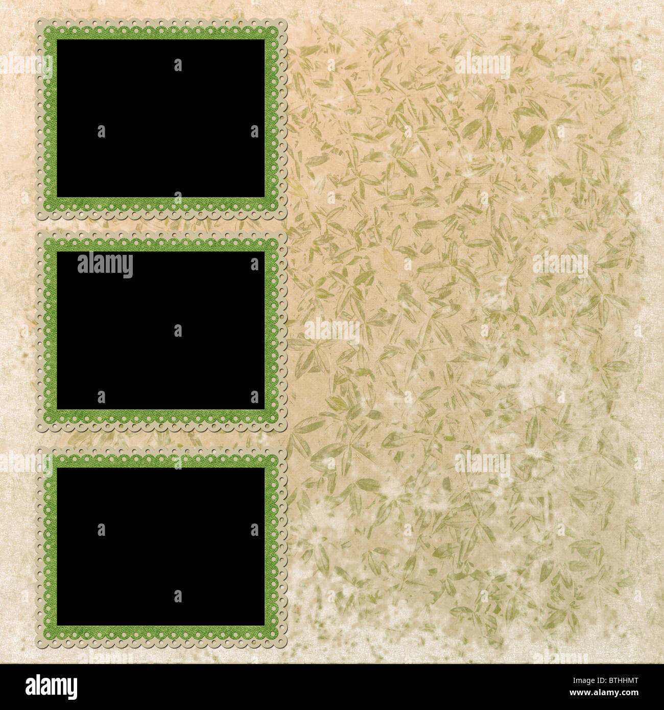 Picture-frames on abstract background Stock Photo - Alamy