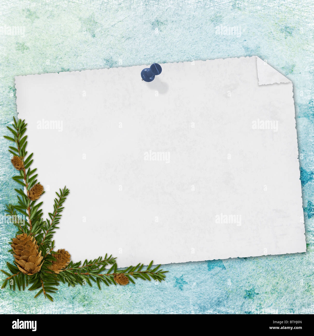 Blank note paper on textured background Stock Photo - Alamy