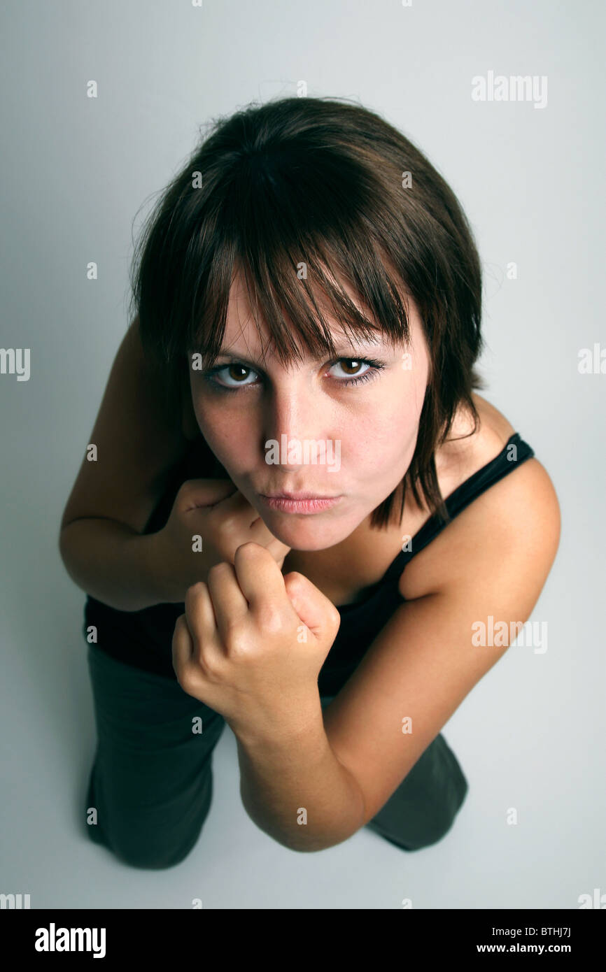 A provocative woman Stock Photo - Alamy