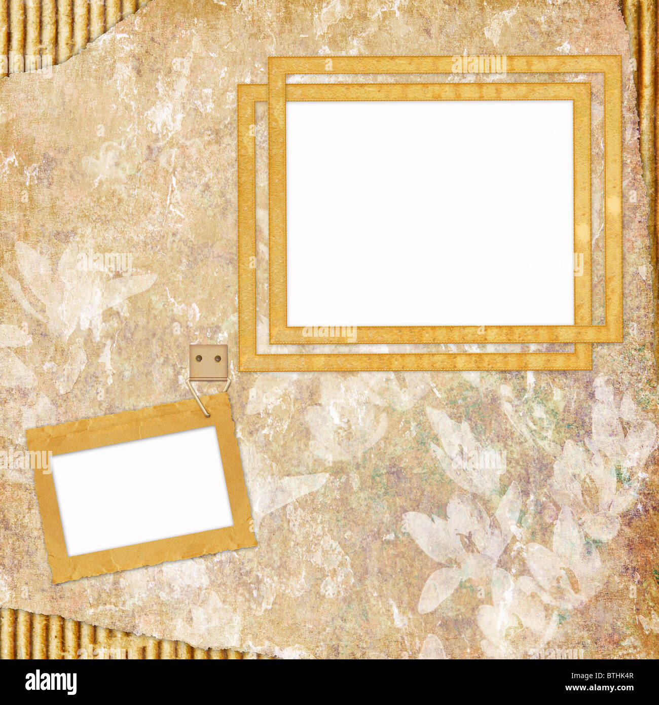 Vintage background with frames Stock Photo - Alamy