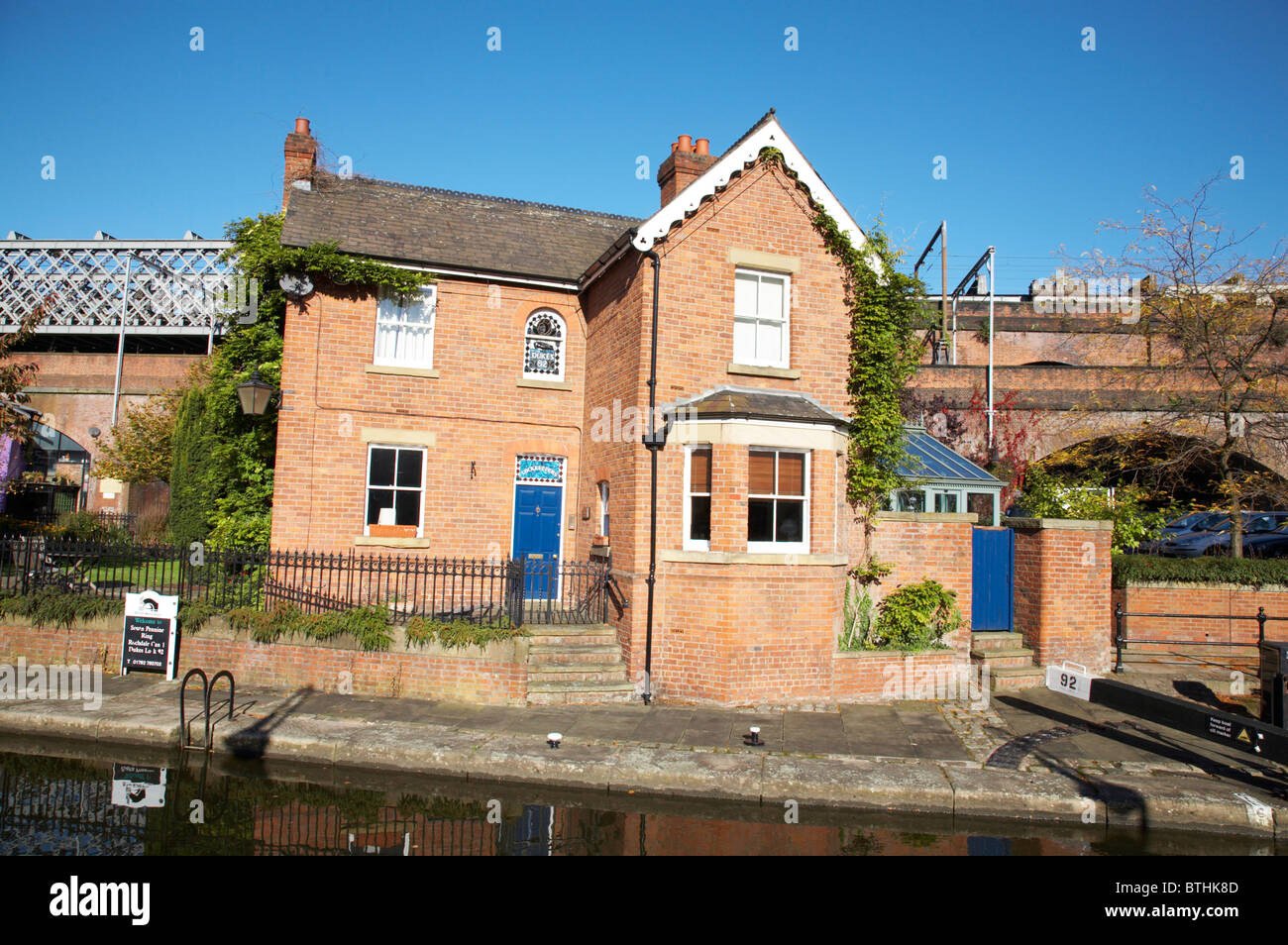 Lock keepers cottage in Castlefield UK Stock Photo - Alamy