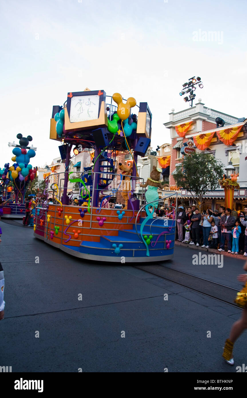 Dancing Show at Disneyland Amusement Park, Anaheim, California USA ...