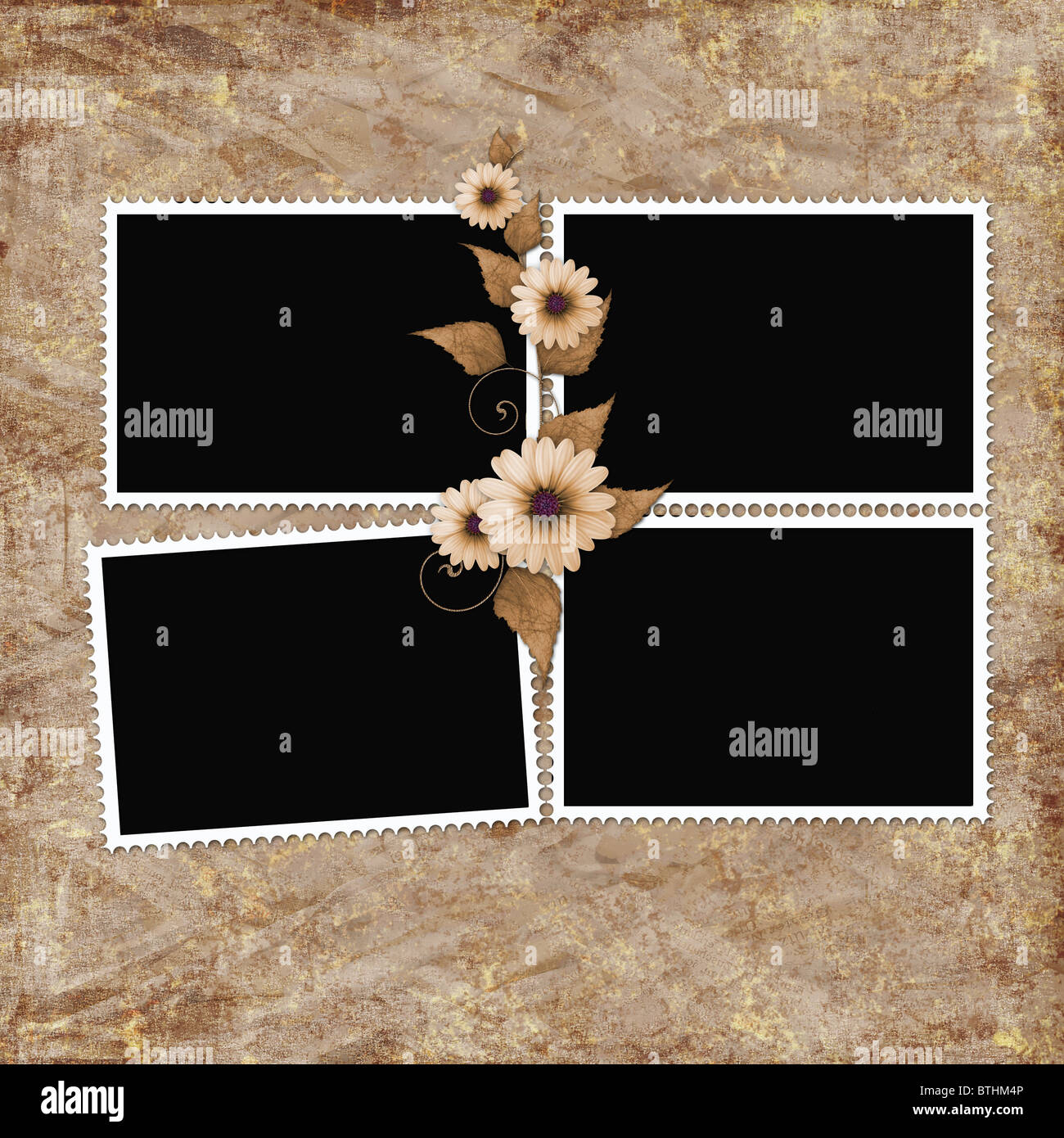 Background with frames Stock Photo - Alamy