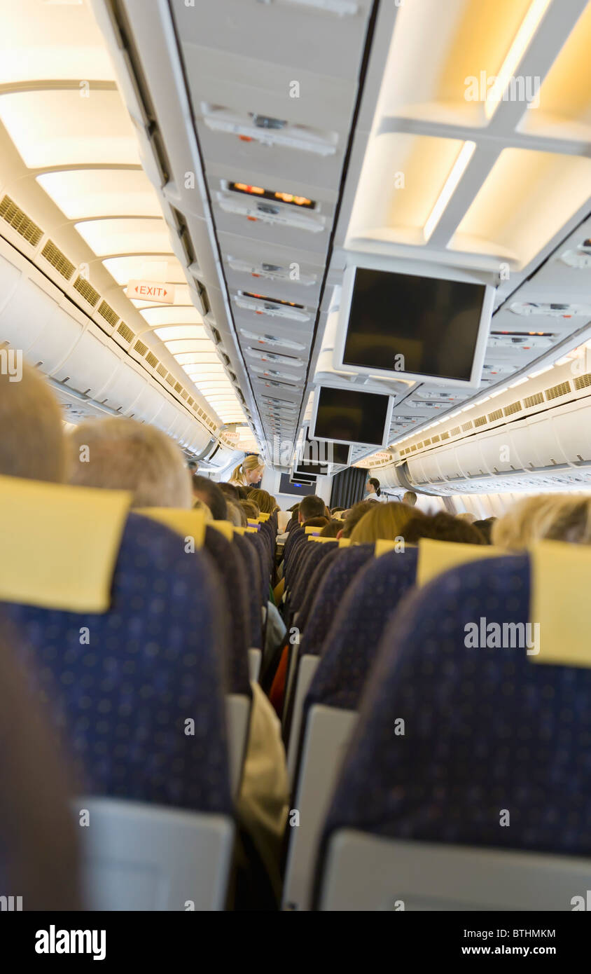 Inside boeing plane hi-res stock photography and images - Alamy