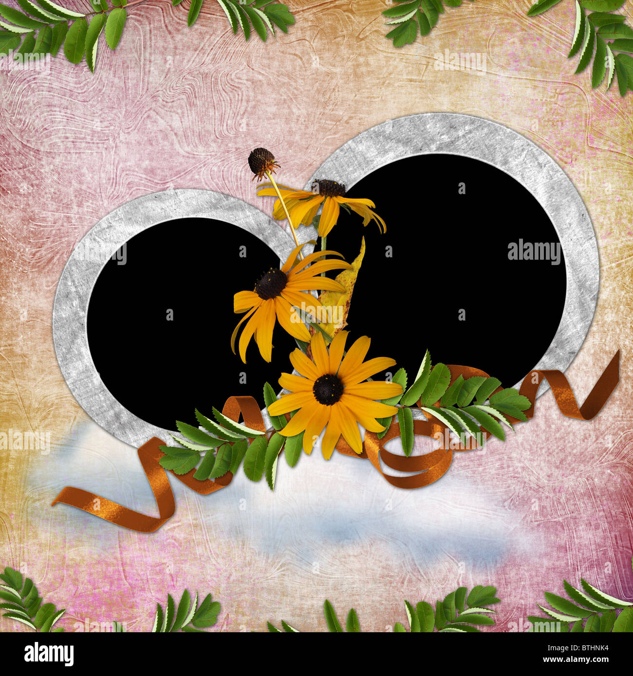 Background with frames Stock Photo - Alamy