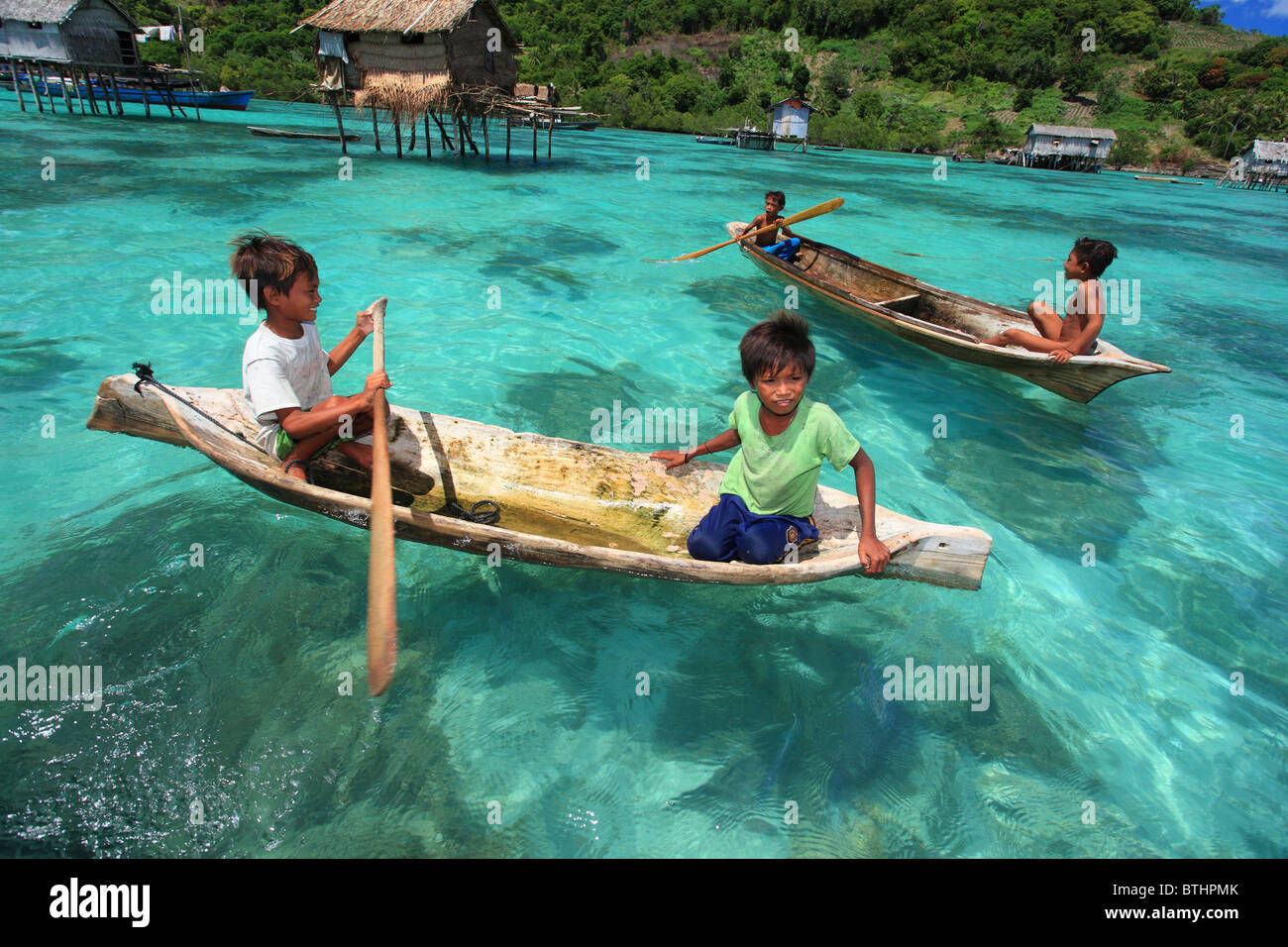 The sea gypsy of Bohey Dulang, Semporna Sabah Stock Photo - Alamy