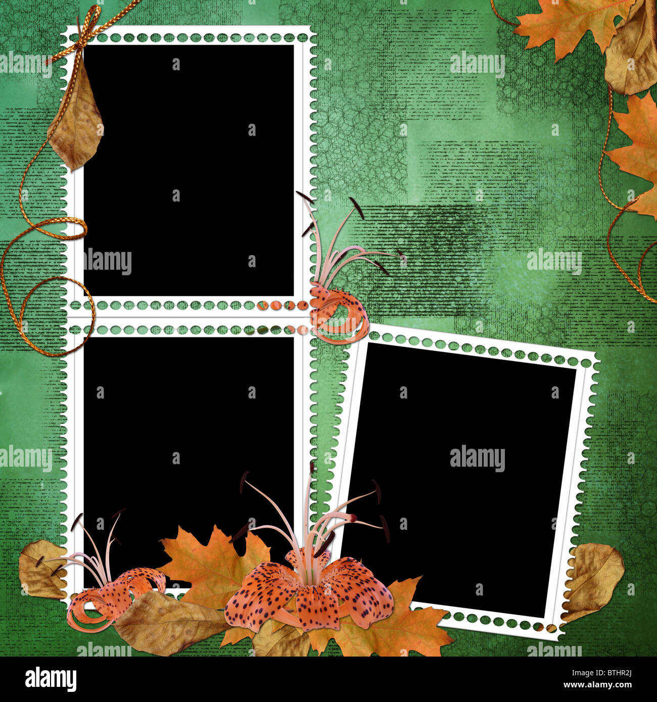 Background with frames Stock Photo - Alamy